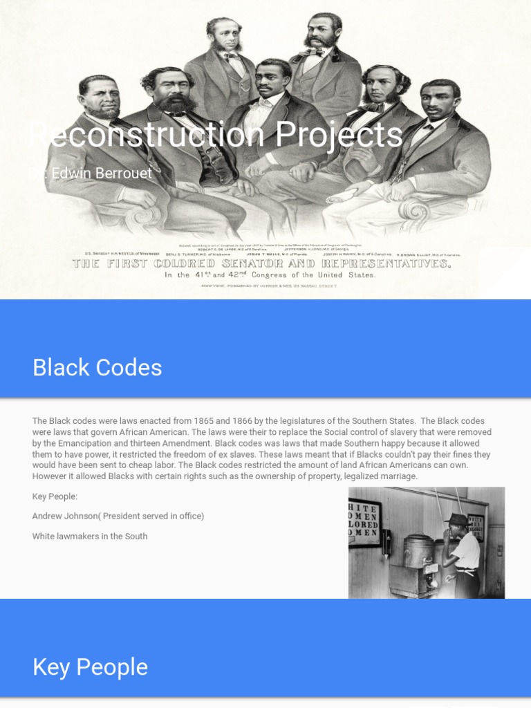 Black Codes and Jim Crow Laws Overview | PDF | Ku Klux Klan ...
