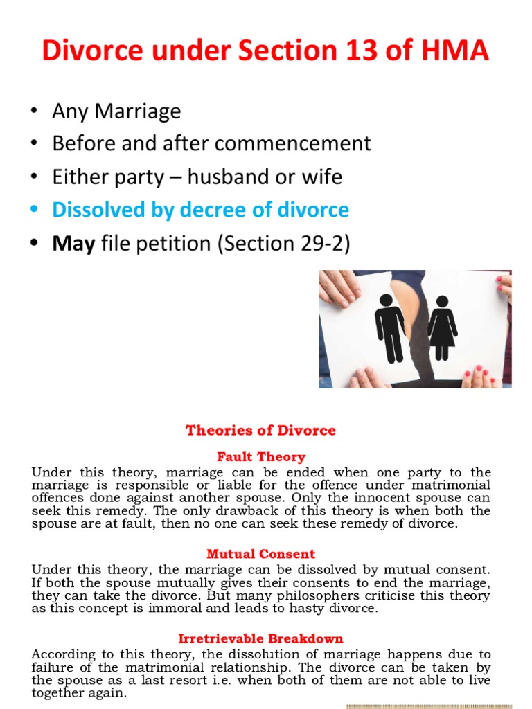 Section 13 of HMA | PDF | Marriage | Divorce