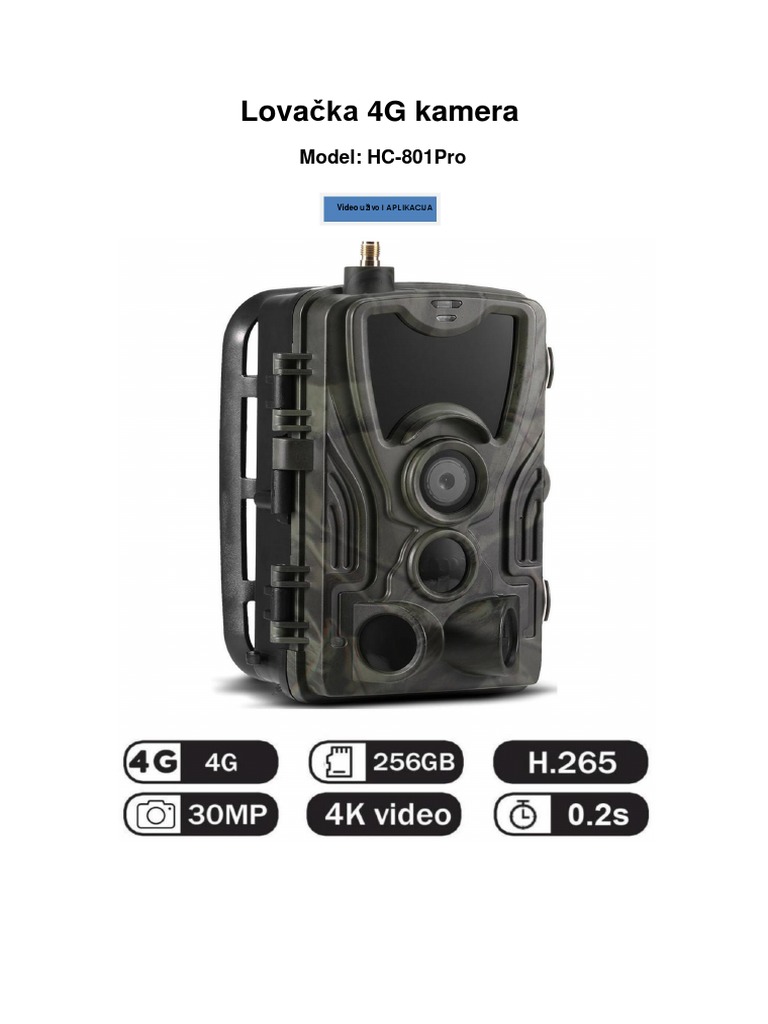 HC-801Pro Trail Camera Manual | PDF | Computer Hardware | Computer Science