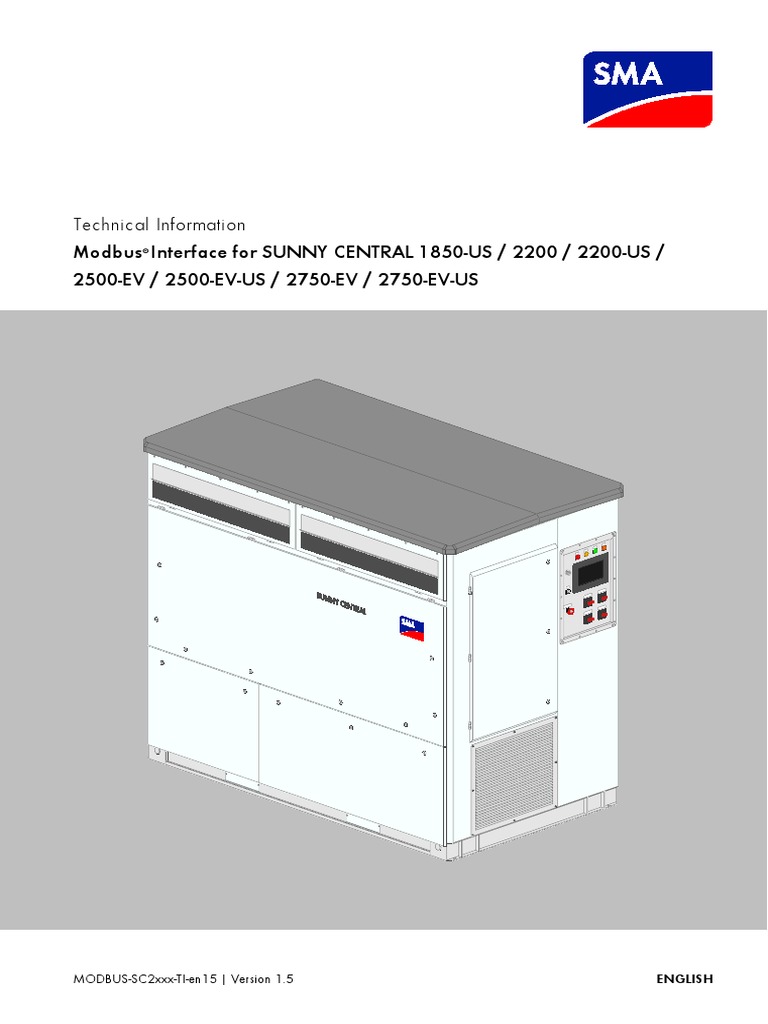 Technical Information Modbus SC2XXX | PDF | Computer Network | Integer (Computer Science)