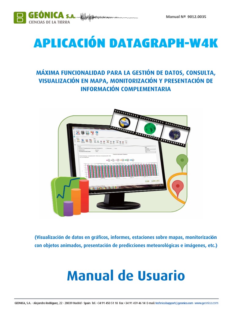 9012 0035 Datagraph-W4K Manual de Usuario Rev6 | PDF | Ventana (informática) | Bases de datos