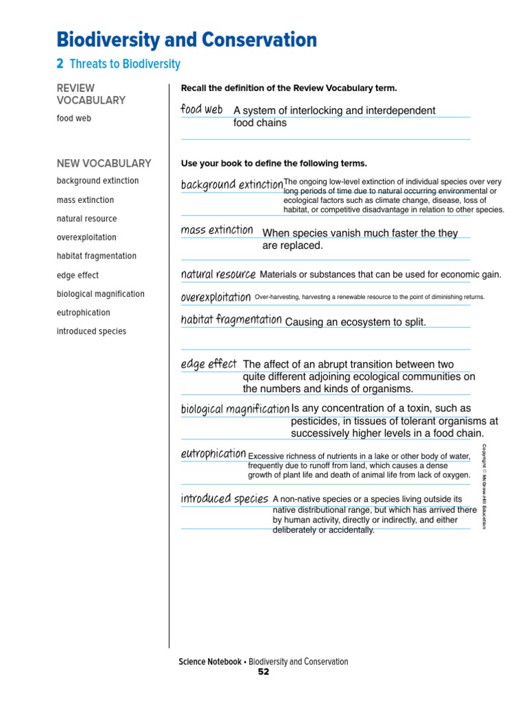 Edited - Sanaa Anderson - Ecology Module 5 Lesson 2 Threats To ...