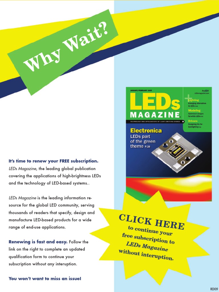 LEDs Magazine Mar 2009 | PDF | Light Emitting Diode | Lighting