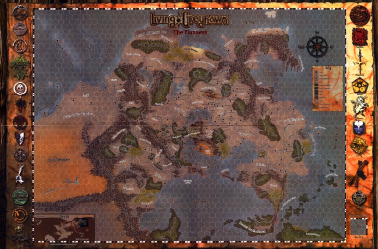 Living Greyhawk Gazetteer - Full Map | PDF