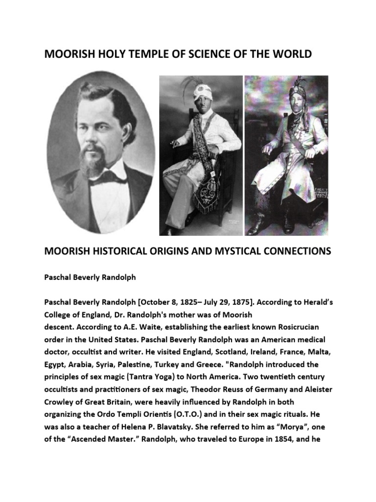 Moorish Holy Temple of Science of The World | PDF