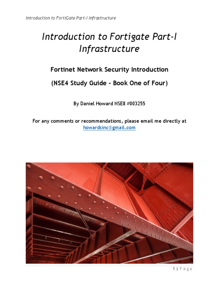 Introduction To FortiGate Part-1 | Download Free PDF | Ip Address | Computer Network