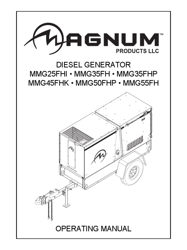 Diesel Generator Mmg25Fhi - Mmg35Fh - Mmg35Fhp Mmg45Fhk - Mmg50Fhp ...
