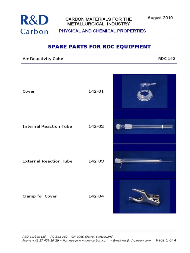 RDC 142: Carbon Materials Overview | PDF | Energy Technology | Gases