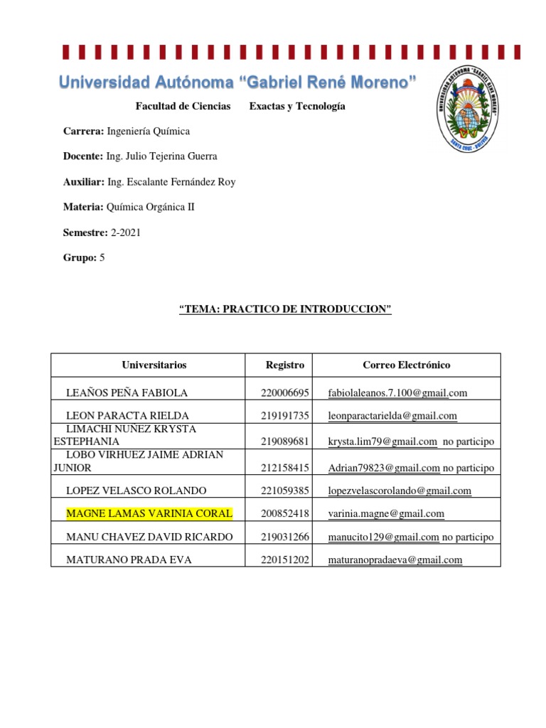 PRACTICO NOMENCLATURA I QMC-204 Q SEM 2-2021 | PDF | Péptido | Aminoácidos