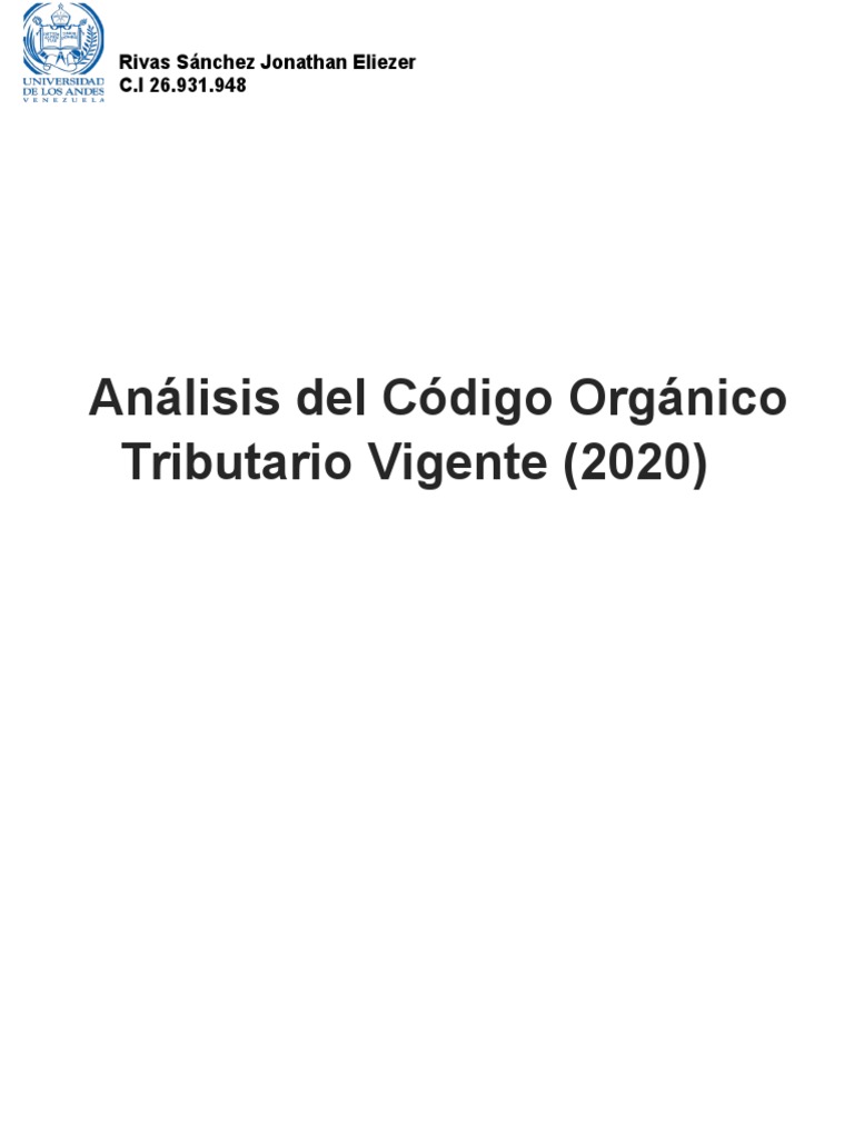 Analisis Tributario | PDF | Multa (pena) | Pagos