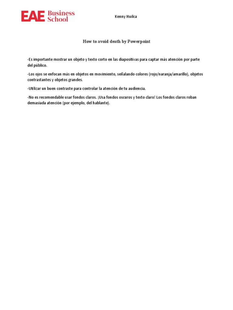 How To Avoid Death By Powerpoint Pdf