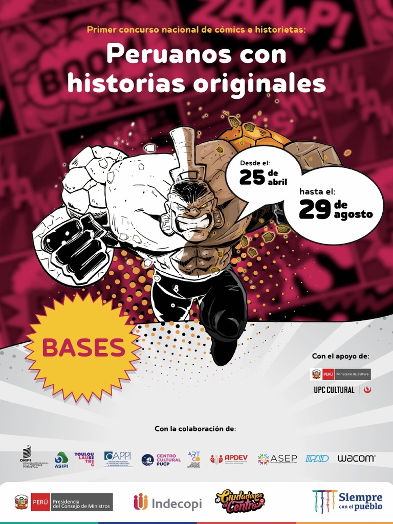 BASES DEL 1° CONCURSO DE COMICS ANIME.docx FINAL.pdf | PDF | Cómics | Autor