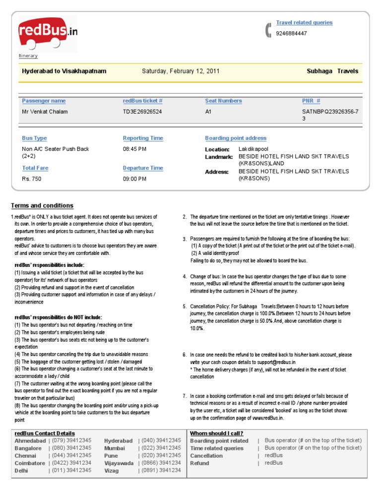 Red Bus Ticket | PDF | Ticket (Admission) | Bus