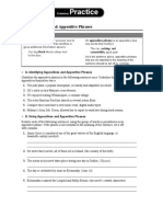 Appositives and Appositive Phrases - Worksheet | PDF | Language ...