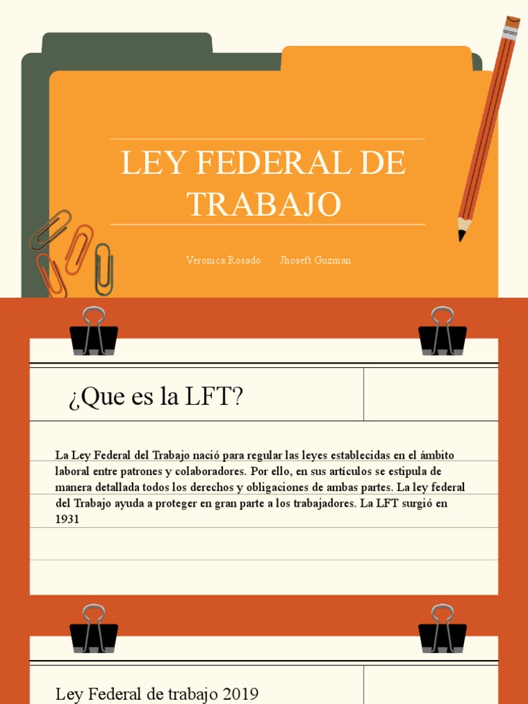 Ley Federal de Trabajo | PDF | México | Business