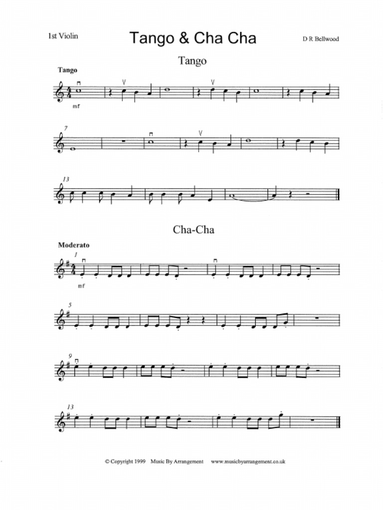 Tango & Cha Cha | PDF