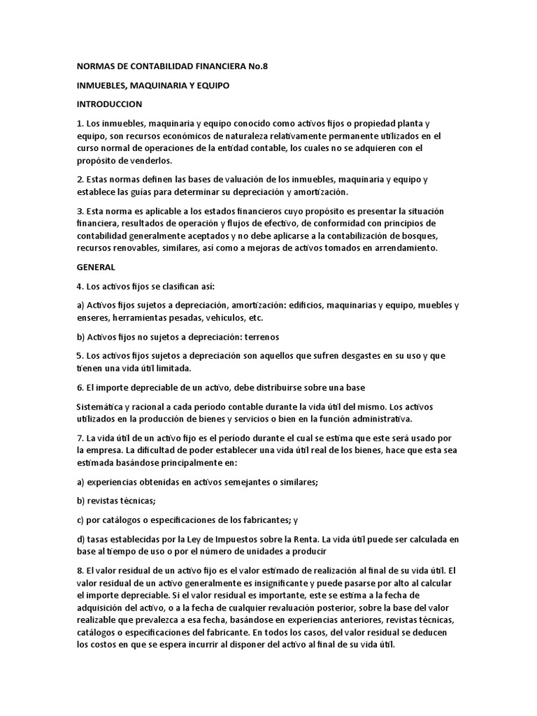 NCF 8 y NCF 25 | PDF | Activo fijo | Contabilidad