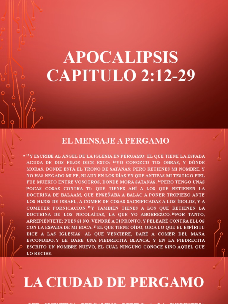 Apocalipsis Capitulo 2 | PDF | Jesús | Satán