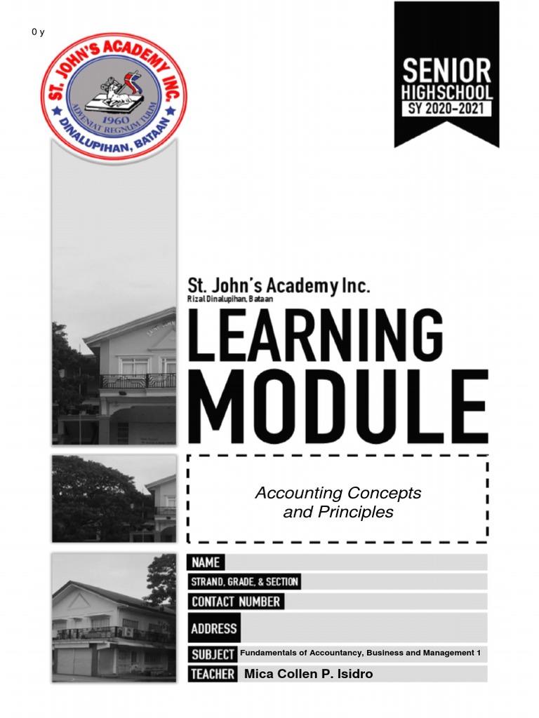 (FABM1) Module 2 Accounting Concepts and Principles | Download Free PDF ...