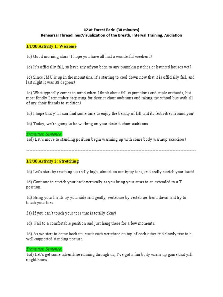 Annabelle Porter Forest Park Practicum 2 | Download Free PDF ...