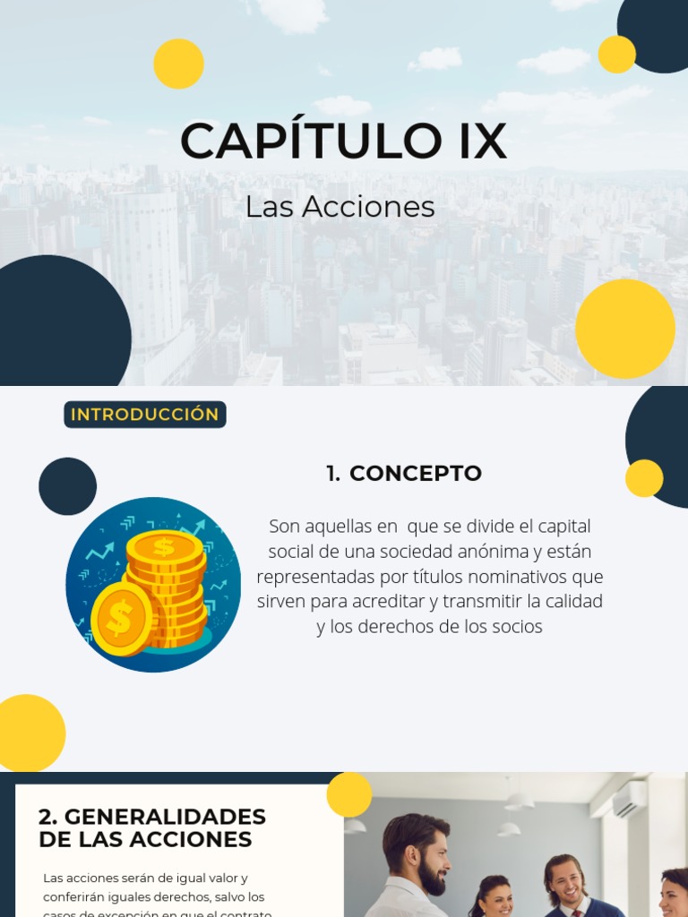 Capítulo IX | PDF | Compartir (Finanzas)