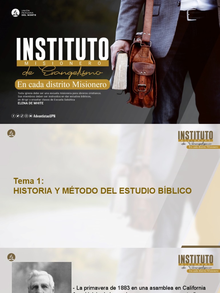 Tema 1 - Historia y Método Del Estudio Bíblico | PDF | Iglesia ... Tema 1 - Historia y Método Del Estudio Bíblico | PDF | Iglesia ...