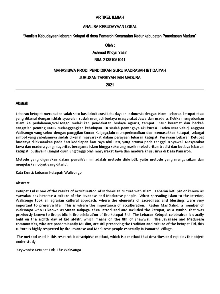 Artikel Ilmiah Iad 2 | PDF