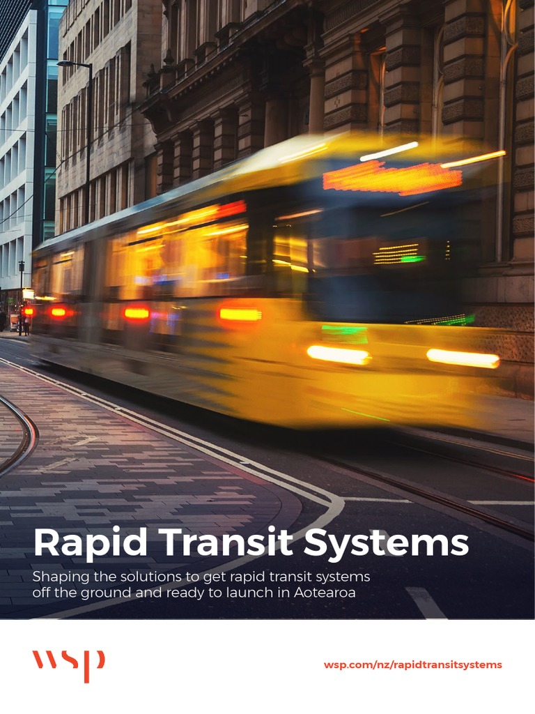WSP Rapid Transit Solutions in NZ | PDF | Transport | Public Transport