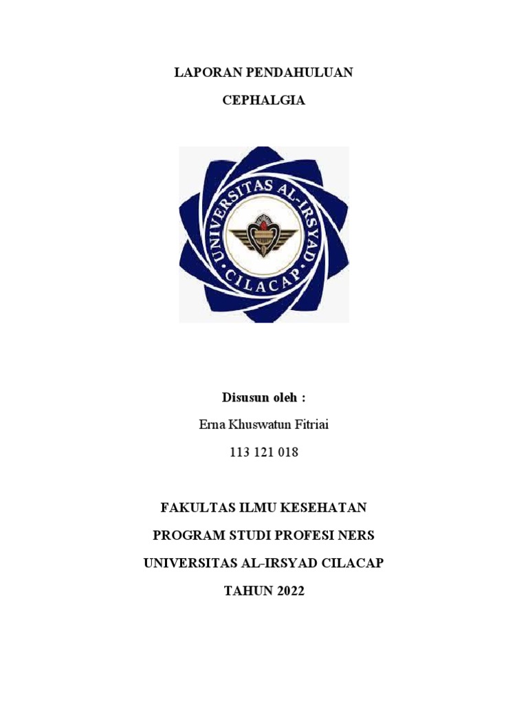 Laporan Pendahuluan Cephalgia | PDF | Kesehatan Holistik | Sains ...