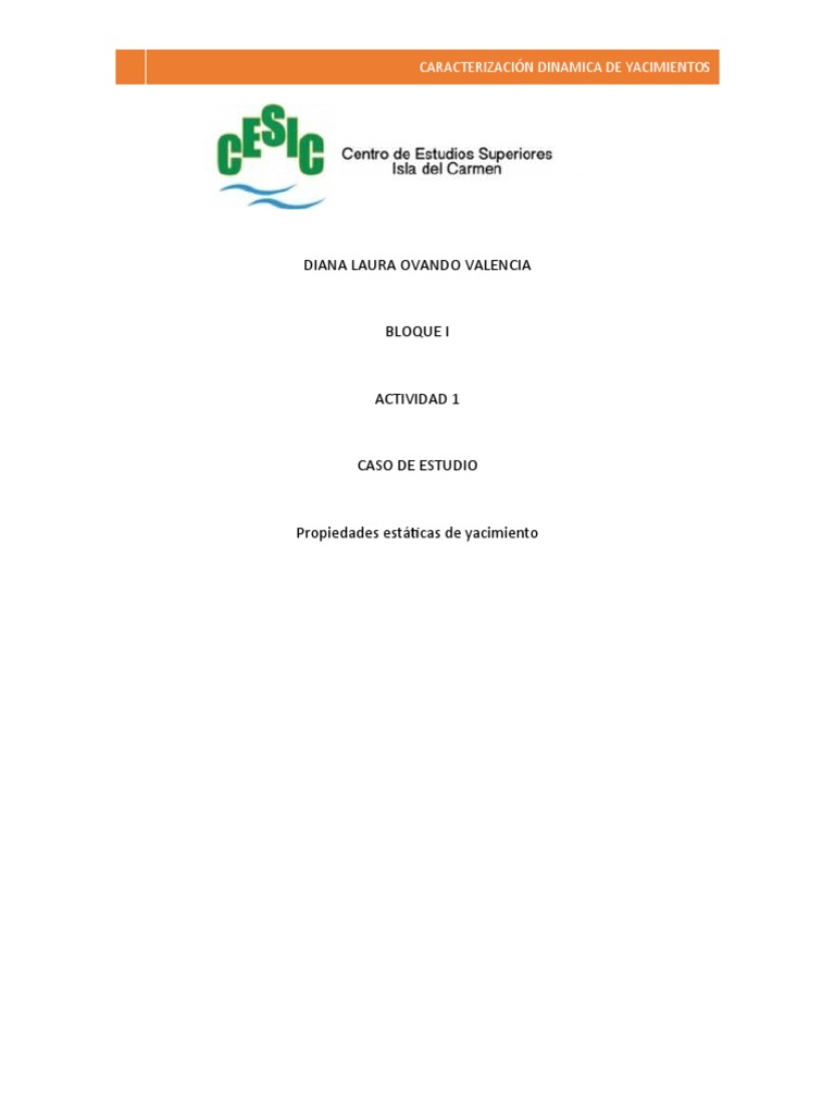 Act 2 Bloque 2 Yacimientos | PDF | Depósito de petróleo | Geología