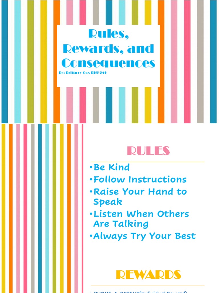Classroom Rules and Consequences Guide | PDF