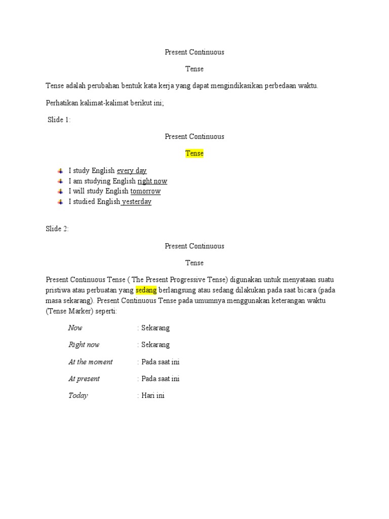 Now Right Now at The Moment at Present Today | PDF | Grammar | Morphology
