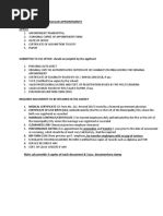 Appointment Processing Checklist | PDF