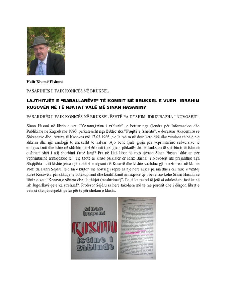 Sinan Hasani (I Permisuar | PDF