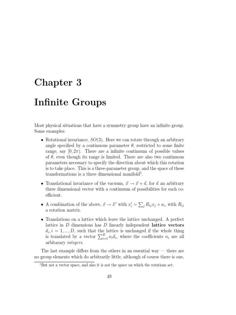 Infinitesimal Generator | PDF | Lie Algebra | Group (Mathematics)