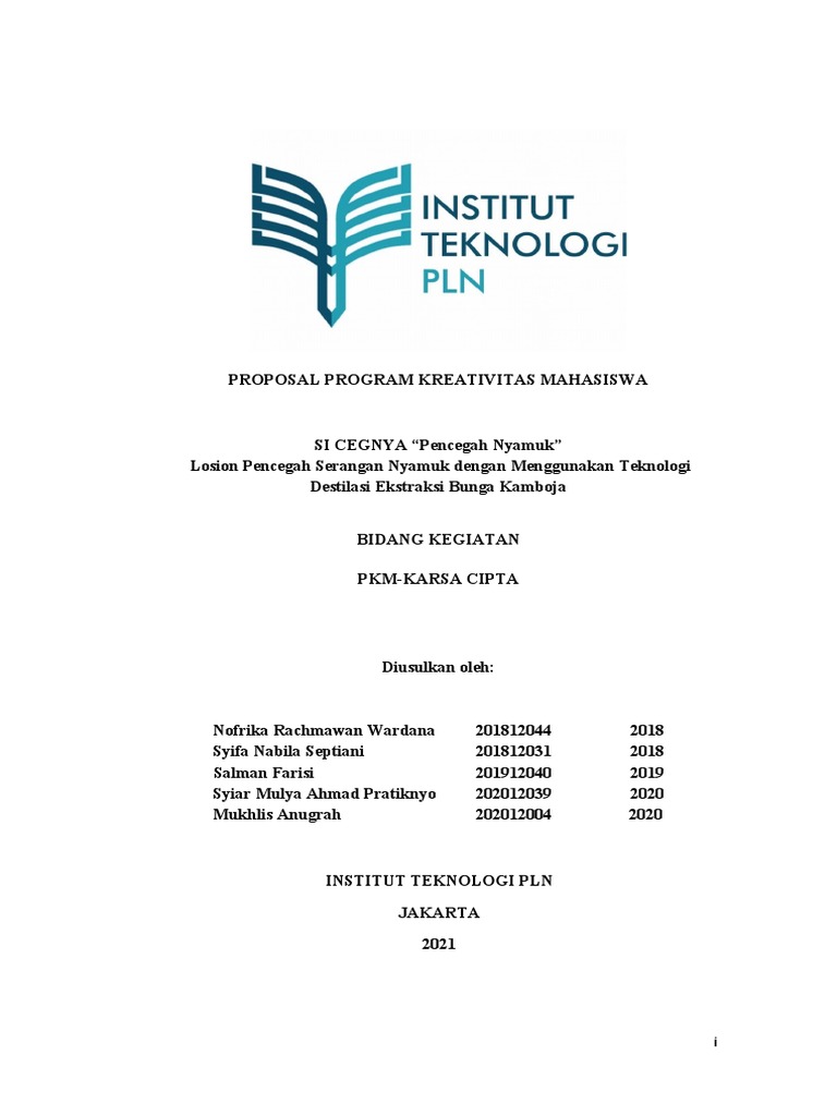 Proposal PKM Fix Banget! | PDF