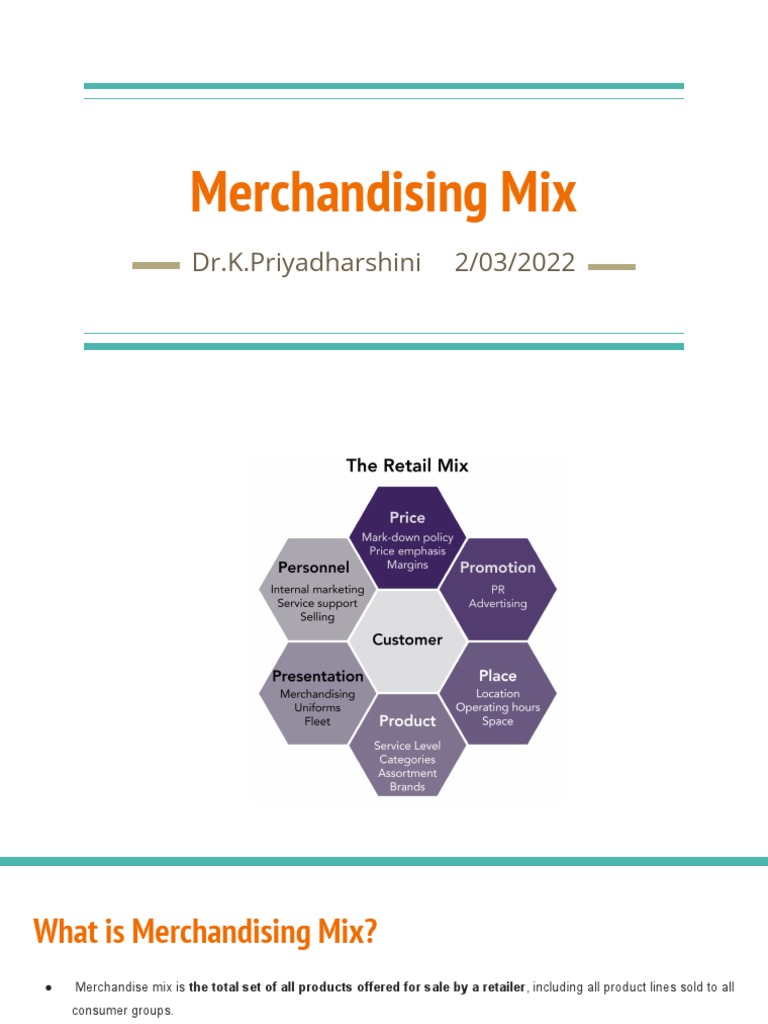 Merchandising Mix | PDF | Pricing | Retail