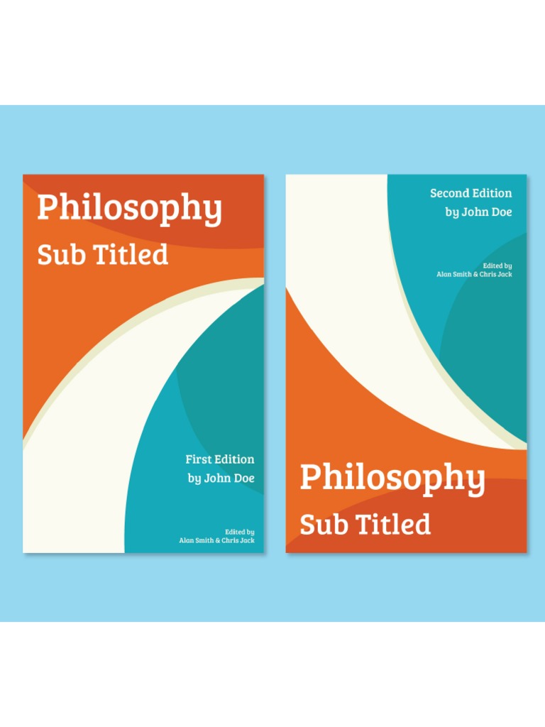 Philosophy Book Cover Template | PDF