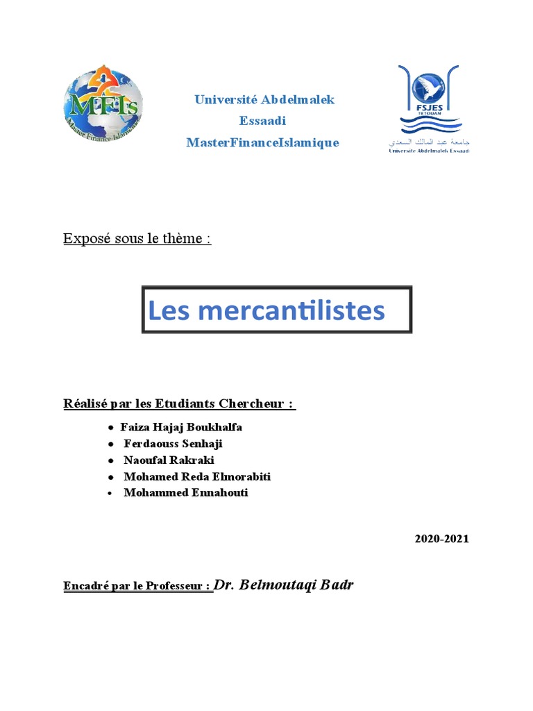 Les Mercantilistes | PDF | Mercantilisme | Argent