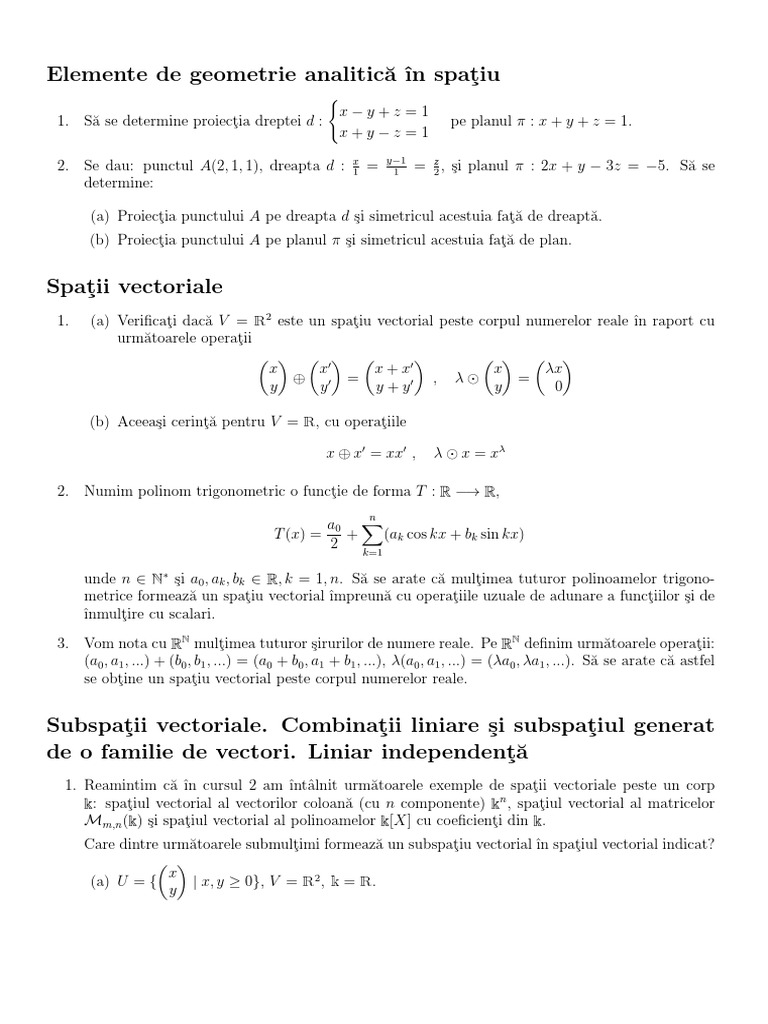Exercitii 1 ALGAED 2020 | PDF