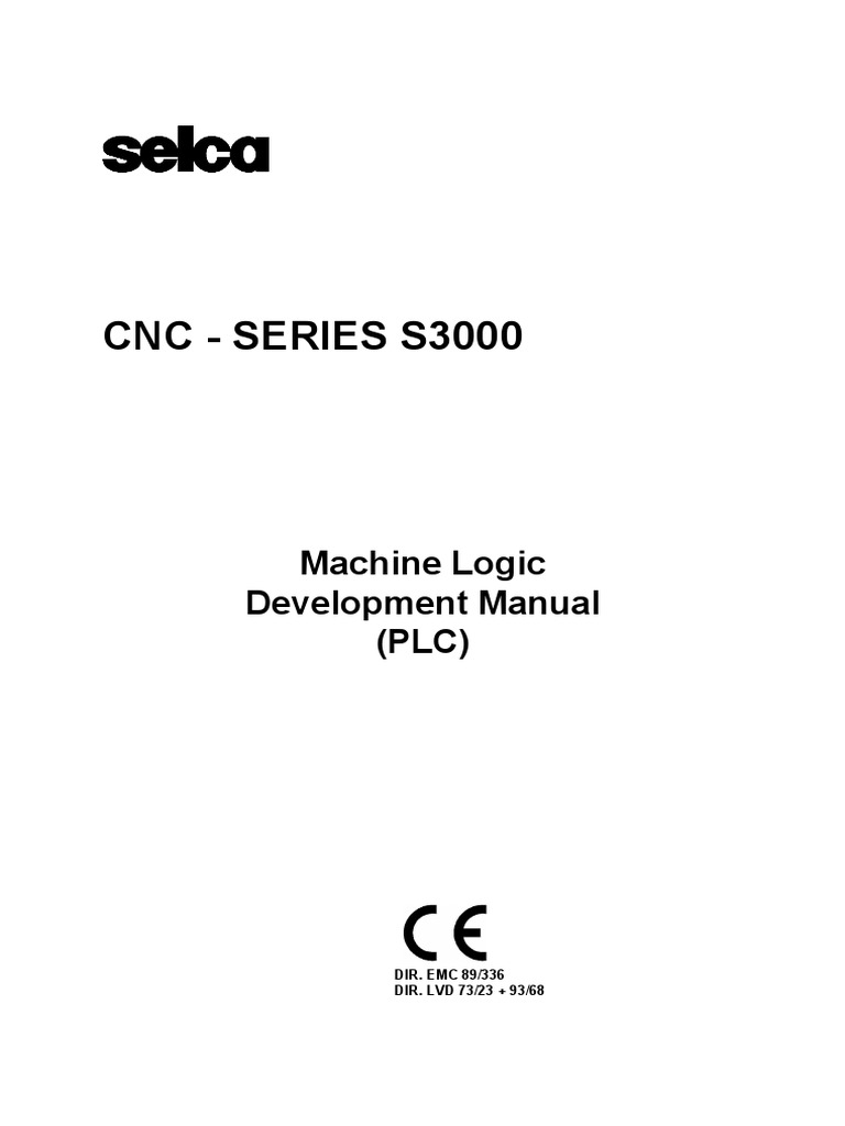 CNC - Series S3000: Machine Logic Development Manual (PLC) | Download Free PDF | Programmable ...