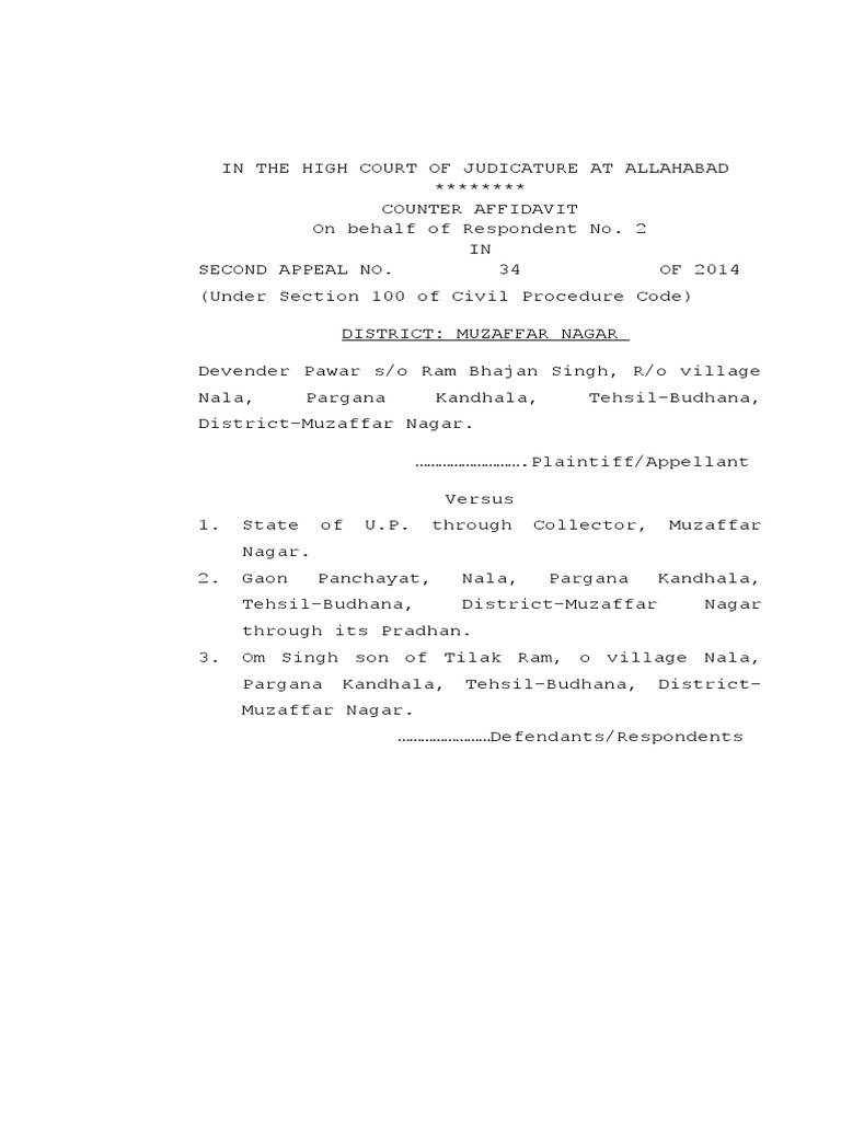 C.A.-Contempt Petition | PDF | Affidavit | Appeal