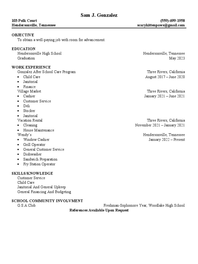 Sam Resume | PDF