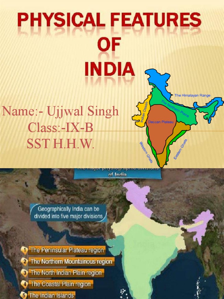 Physical Features of India | PDF | Plate Tectonics | Himalayas