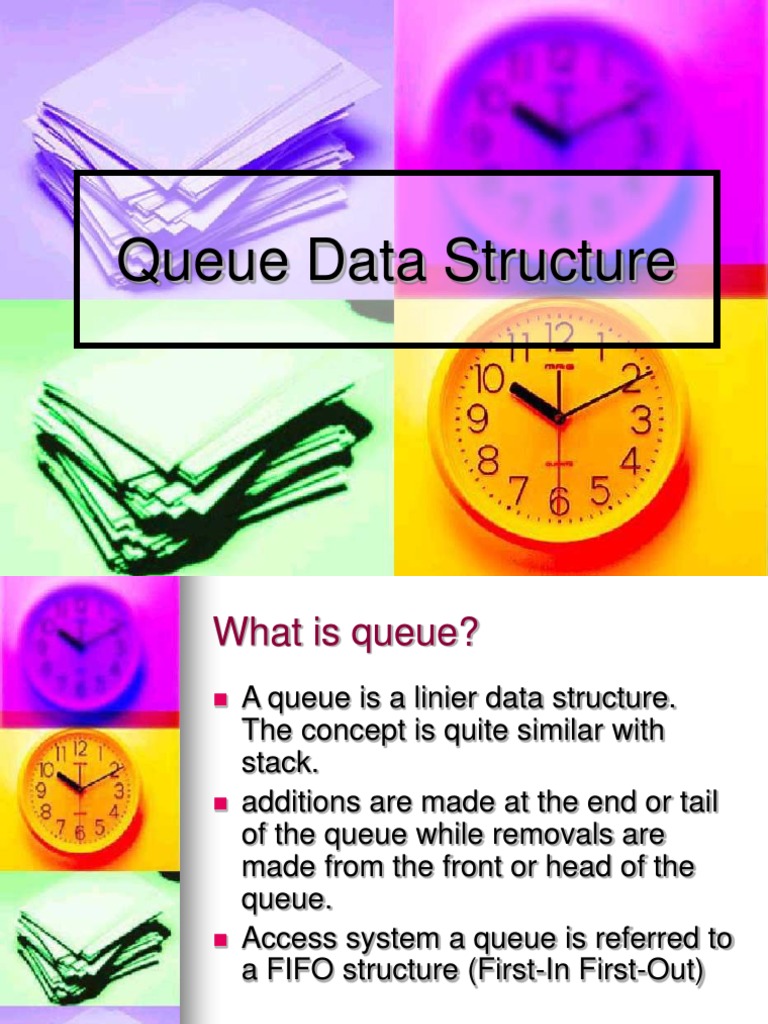 Queue Data Structure Pdf Queue Abstract Data Type Class 1727