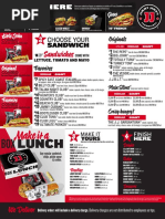 Jimmy John's Menu - With No Prices | PDF | Pickled Cucumber | French Fries