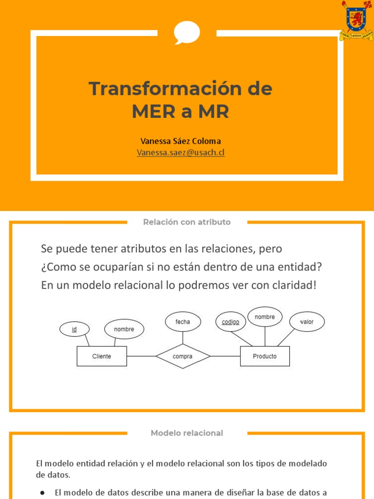 4. MR .pptx | PDF | Base de datos relacional | Modelo relacional