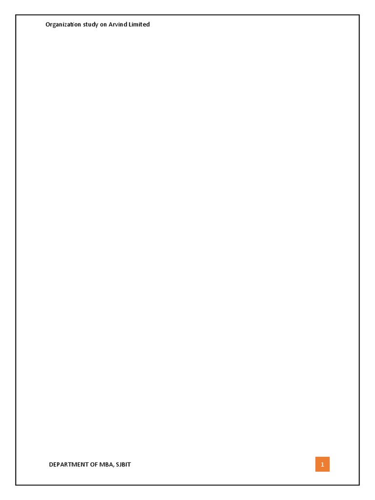 Arvind LTD | PDF | Textile Manufacturing | Textiles