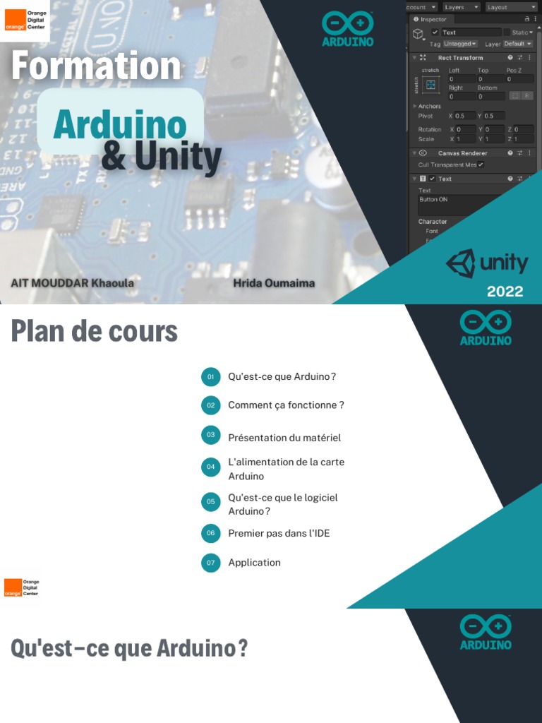 Cours Arduinounity Download Free Pdf Arduino Microcontrôleur 9803