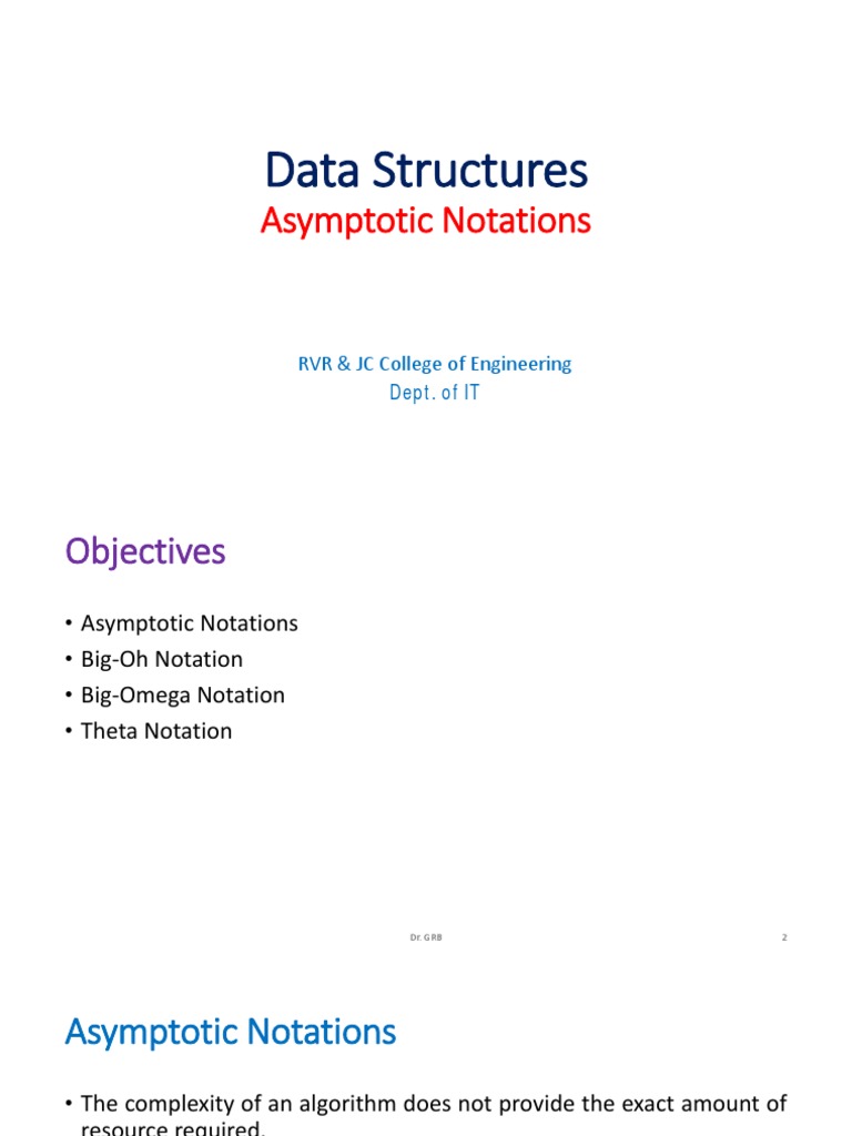 Data Structures Asymptotic Notations Pdf Time Complexity Computational Complexity Theory